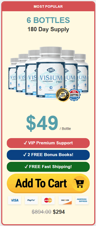 VisiumPro ™ | Official Website | Advanced Eye Health Formula